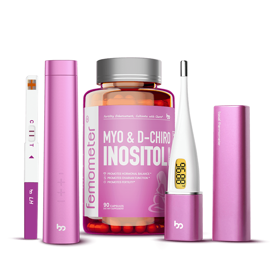 Fertility Bundle: Inositol Supplements, Basal Thermometer & Ovulation ...